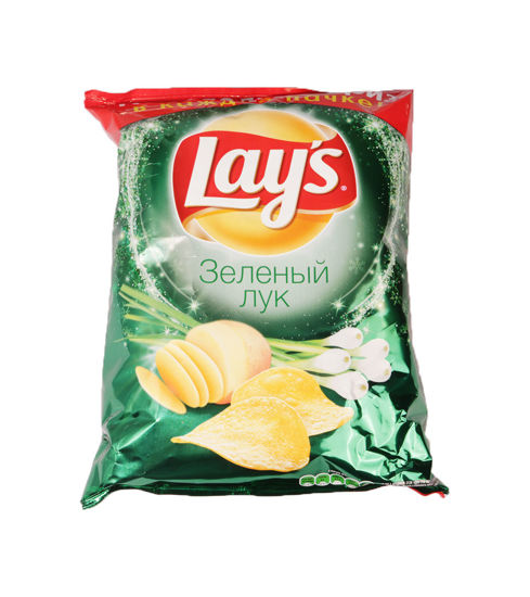 3753 Чипсы зеленый лук Lays 80г